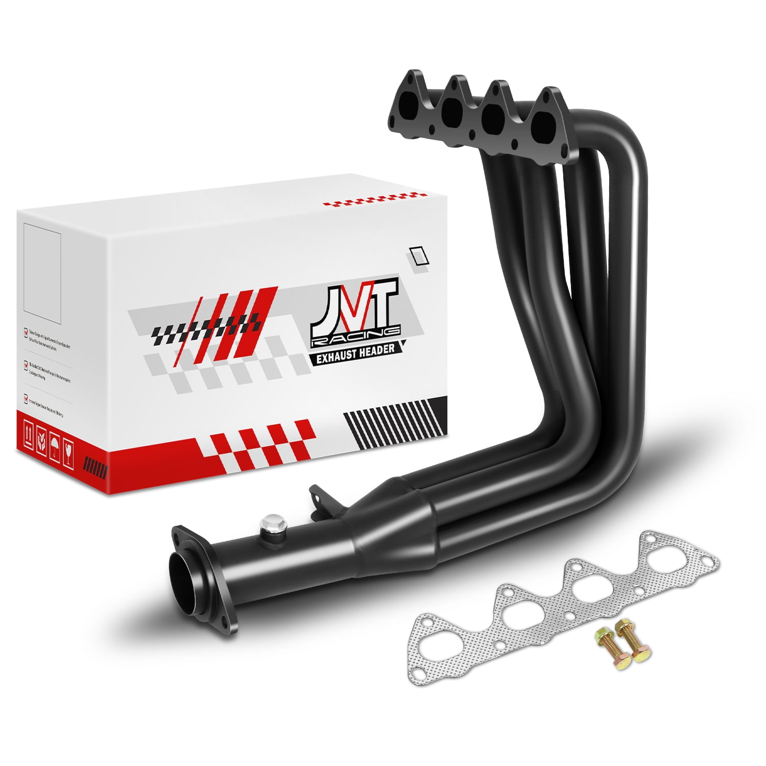 4-1 Exhaust Manifold Black Header For 94-01 Acura Integra GSR Type-R ...