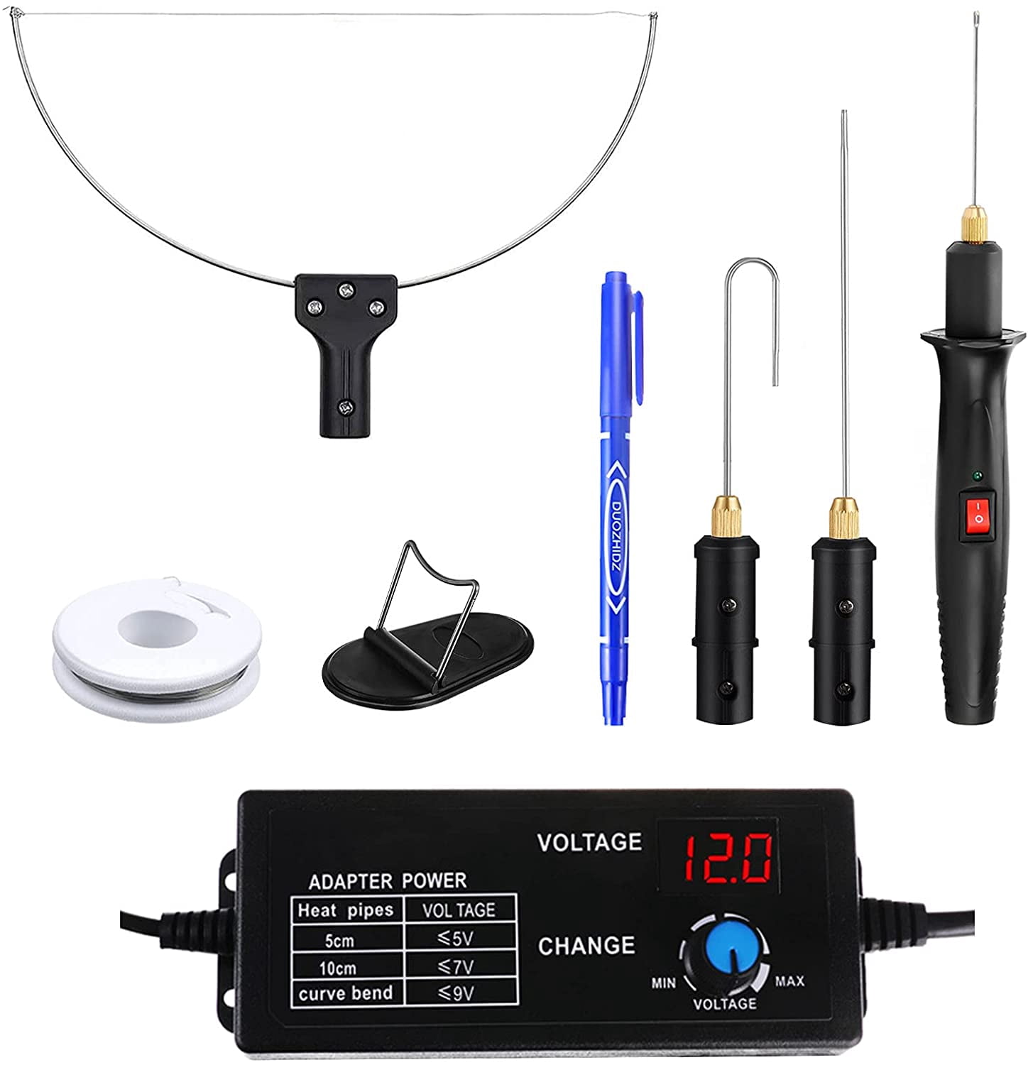 4 in 1 Foam Cutter Set with Digital Voltage Controller, GOCHANGE ...