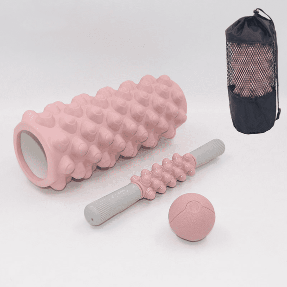 4 in 1 Foam Roller Set Trigger Point Foam Roller, Massage Roller Stick ...