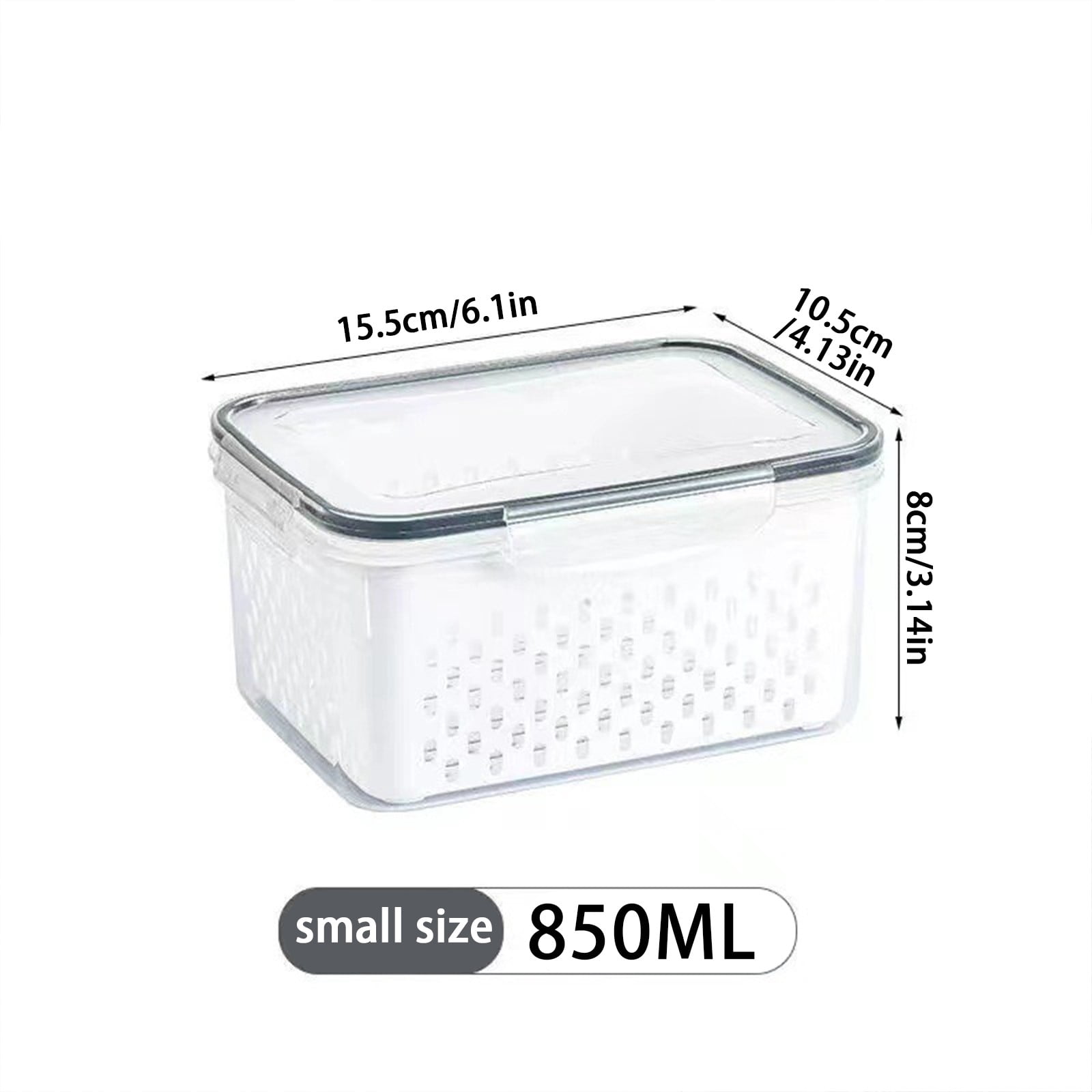 4 In 1 Food Storage Container, Produce Container, Fridge Storage Box ...