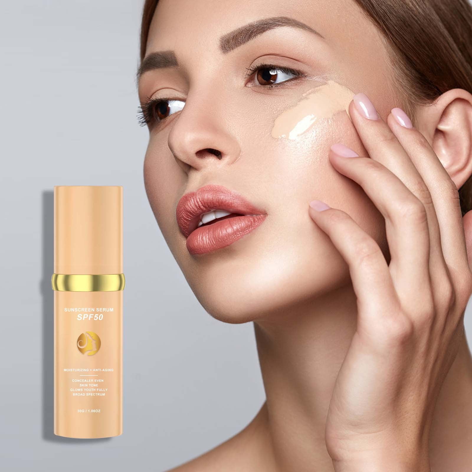 4 in 1 Foundation,Medium Spectrum Hydrating Full Coverage Concealer ...