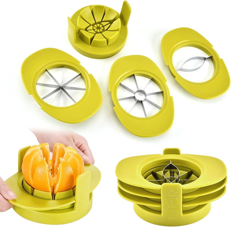 4 in 1 Fruit and Vegetable Slicers, 2025 New Fruit Cutter Slicer Mango ...