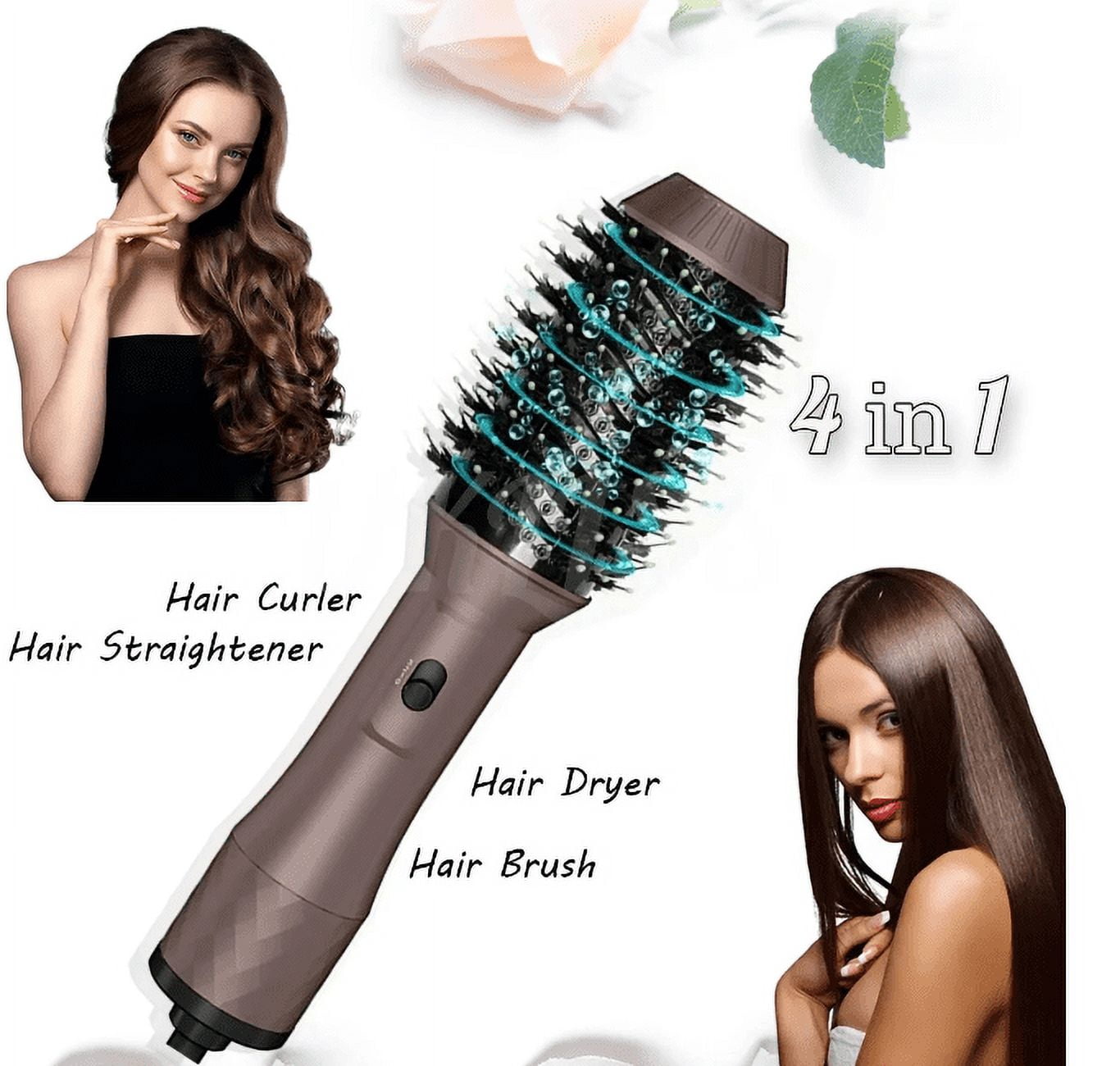 Atopskins 4 in 1 Ionic Heated Hair Dryer Brush, Blow Dryer & Styler ...