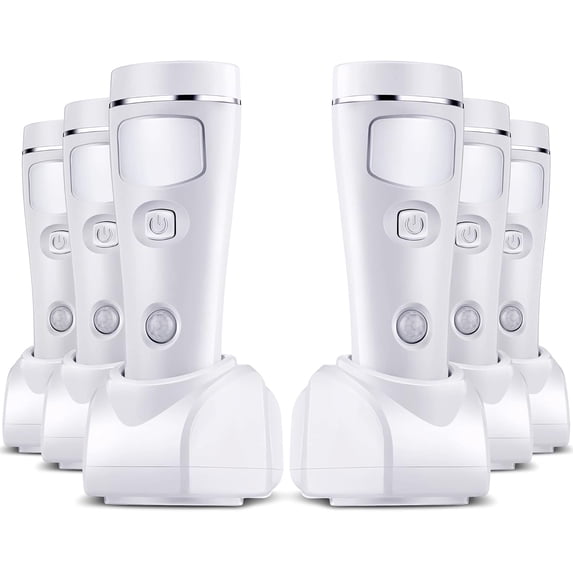 4 in 1 LED Lights for Power Failure, 6 Pack Rechargeable Plug in ...
