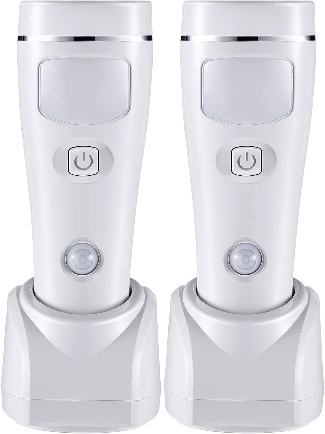 4 in 1 LED Rechargeable Plug in Flashlights, 2 Pack LED Emergency ...