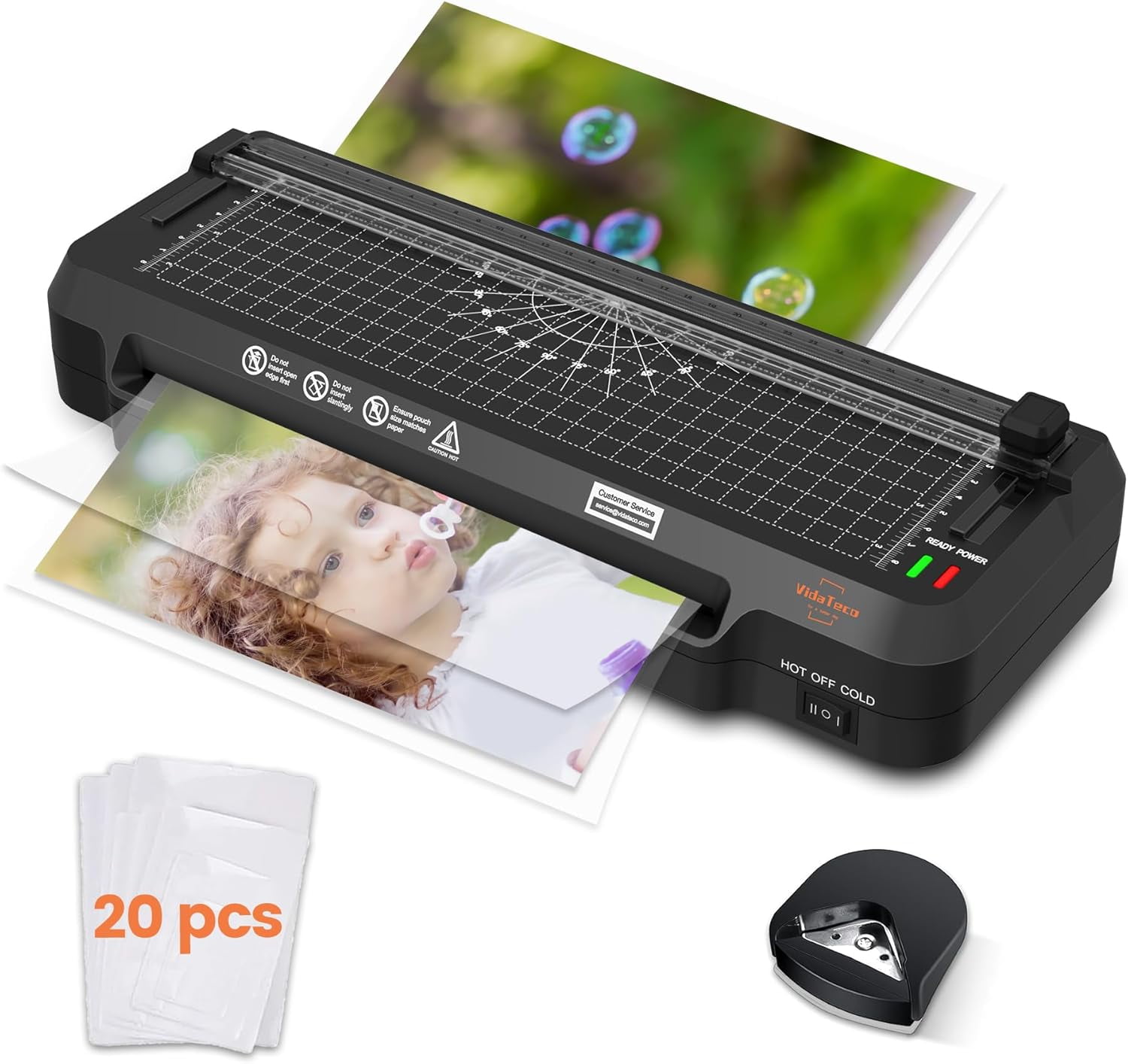 4 in 1 Laminator Machine 9-inch Laminating Machine,2-Min Preheat ...