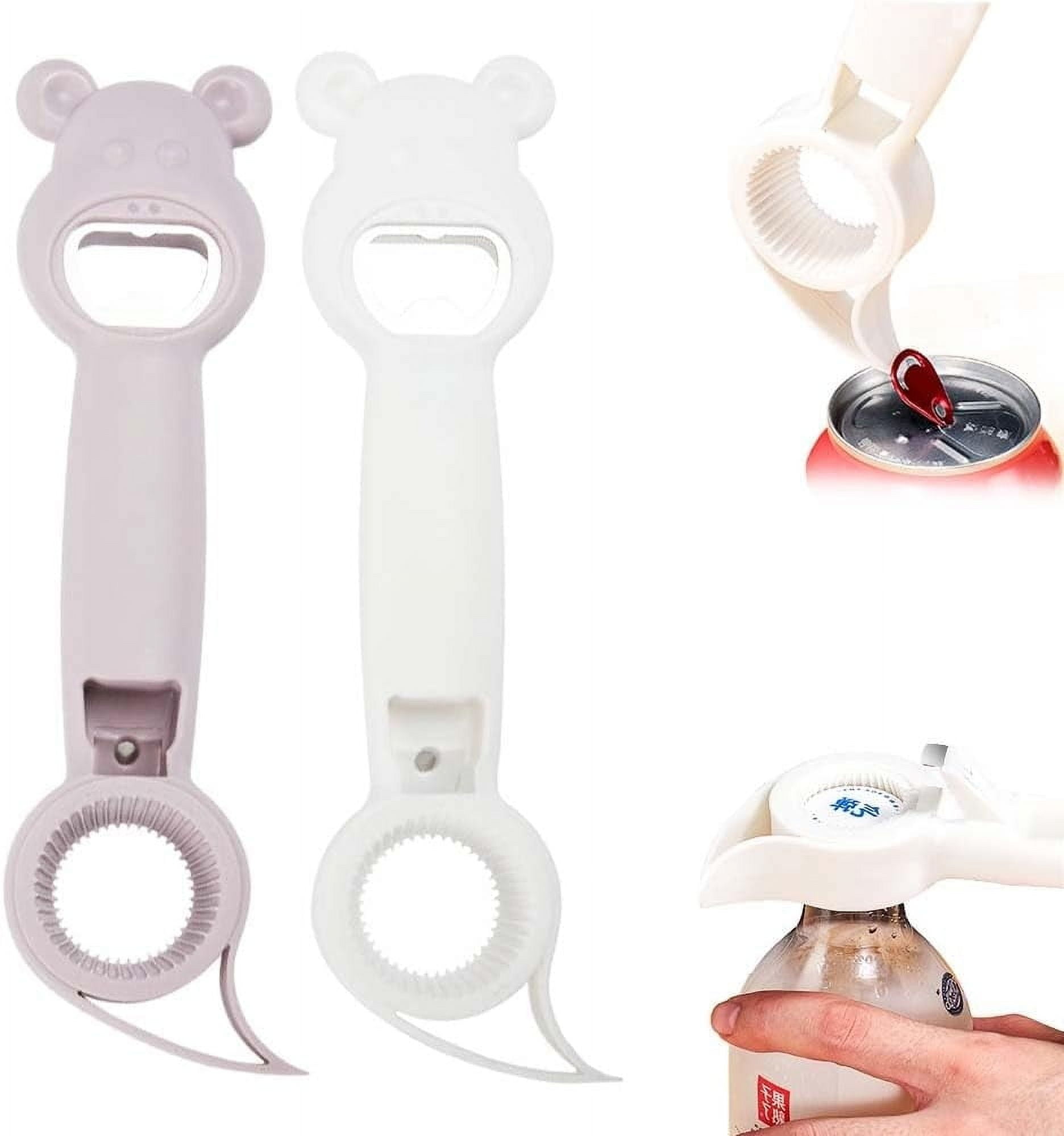 4 in 1 Multi Function Can Opener Bottle, Cute Bear Bottle Opener, 4 In ...
