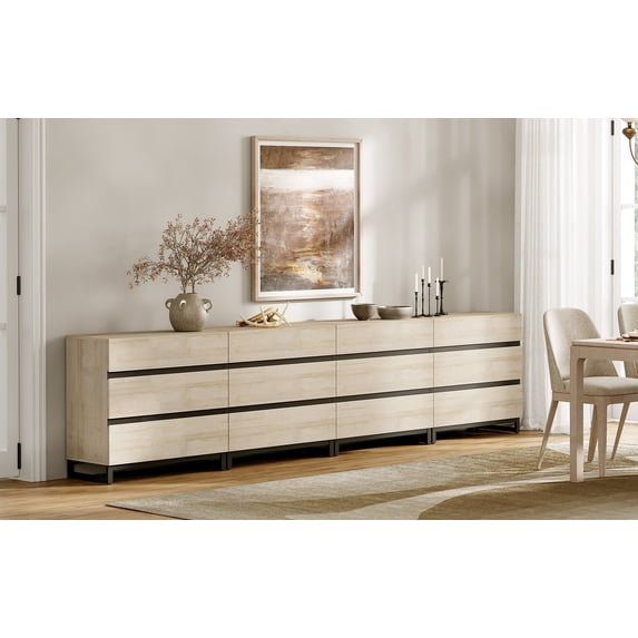 4 In 1 Multifunctional Sideboard Buffet Cabinets, Modern Sideboard With ...