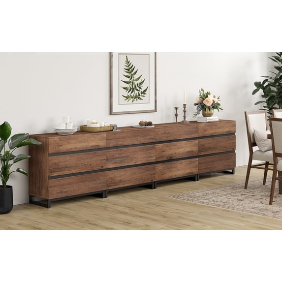 4 In 1 Multifunctional Sideboard Buffet Cabinets, Modern Sideboard With ...