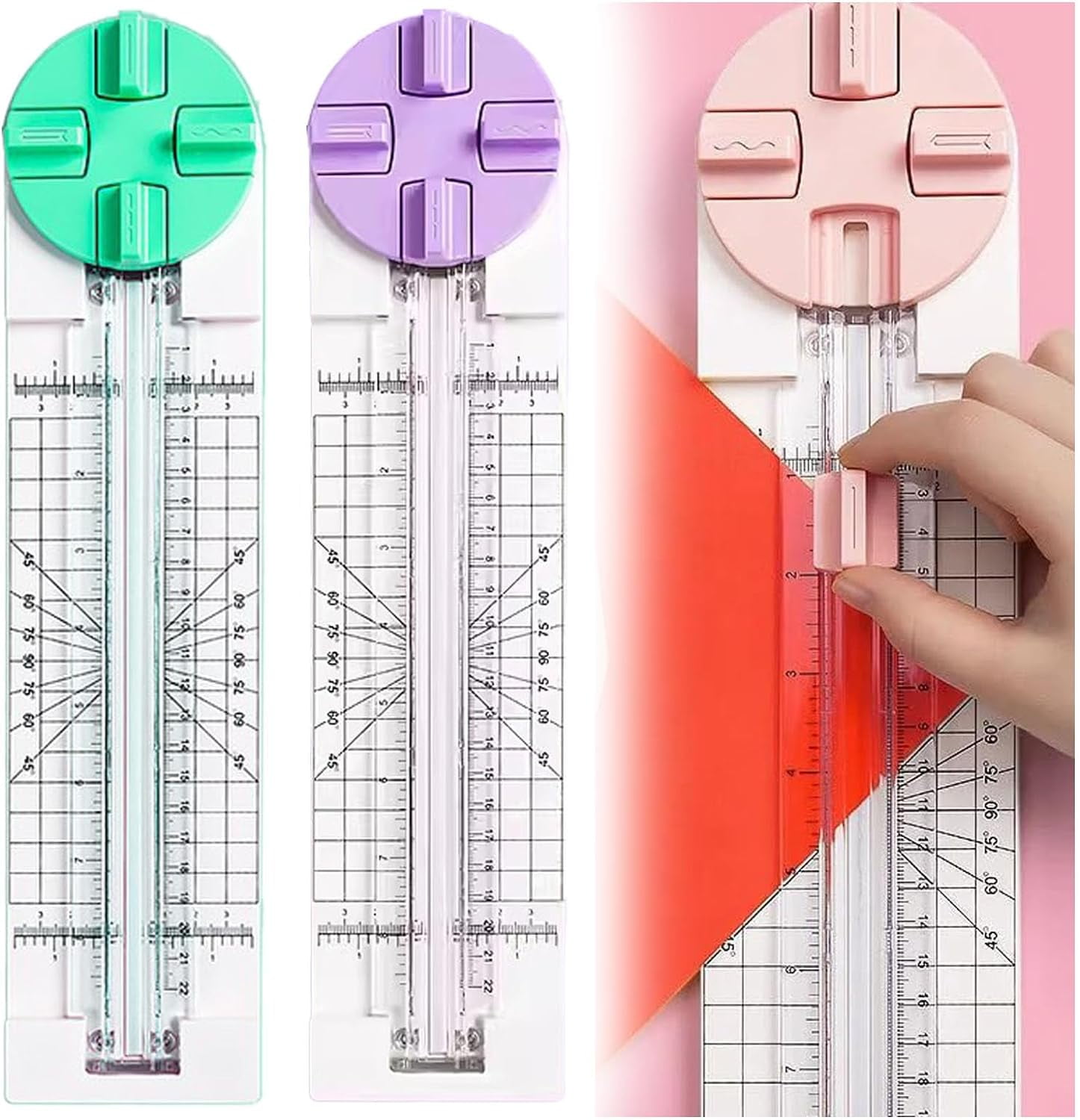 4 in 1 Paper Cutter,4-in-1 Portable Paper Cutter,Mini Paper Cutter ...