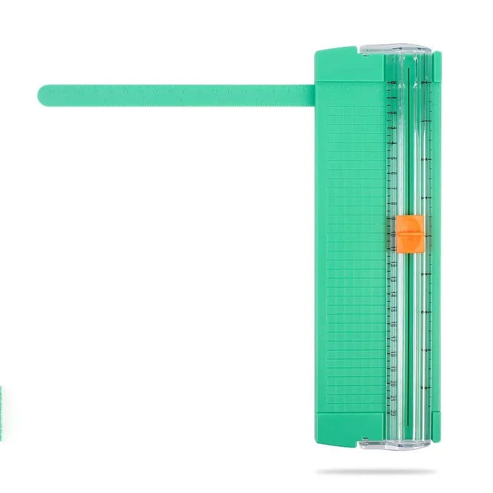 4 in 1 Paper Cutter, A5 Manual Rotary Cutter with Straight, Dotted ...