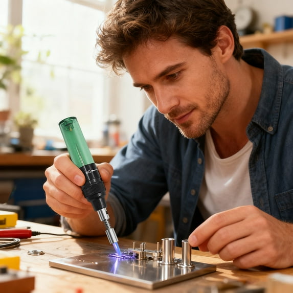 4 in 1 Portable Soldering Iron Kit, Cordless Multipurpose Butane Gas ...