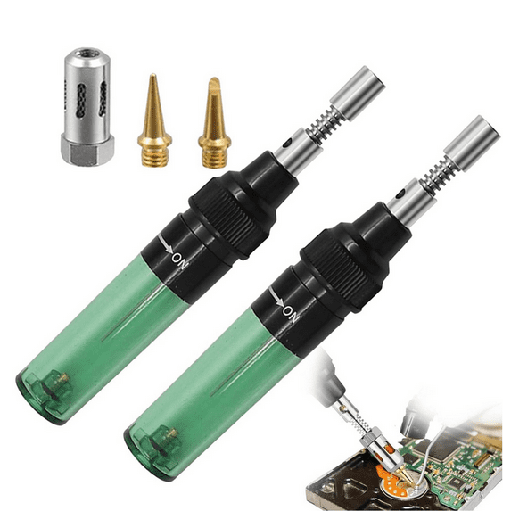 4 in 1 Portable Soldering Iron Kit, Cordless Multipurpose Butane Gas ...