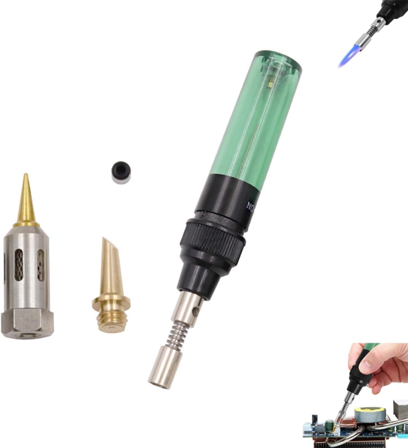 4 in 1 Portable Soldering Iron Kit, Portable Gas Soldering Iron ...