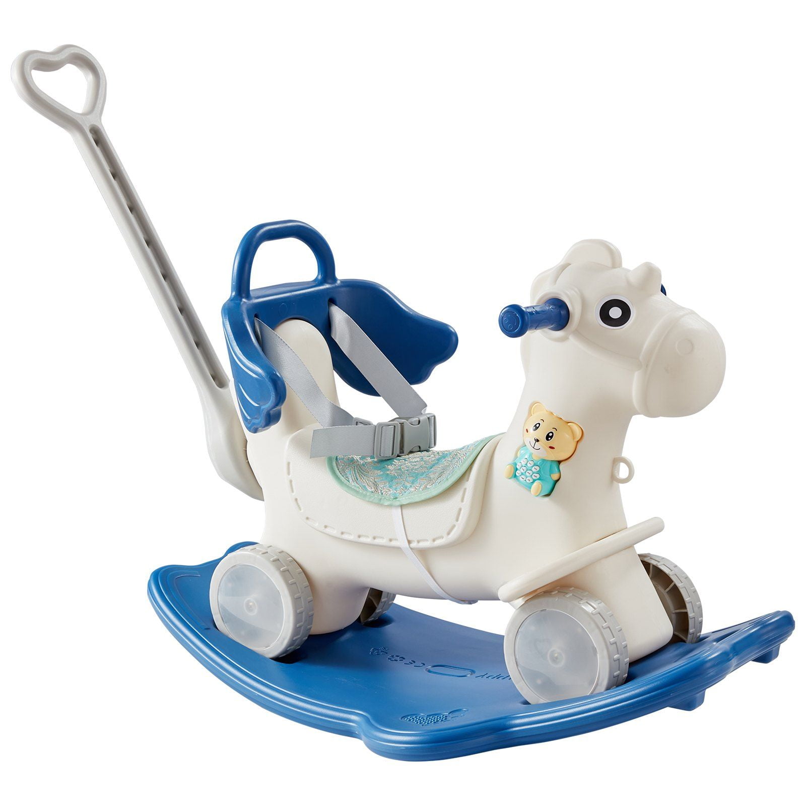 4 in 1 Rocking Horse for Toddlers 1-3 Years, Baby Rocking Horse with ...