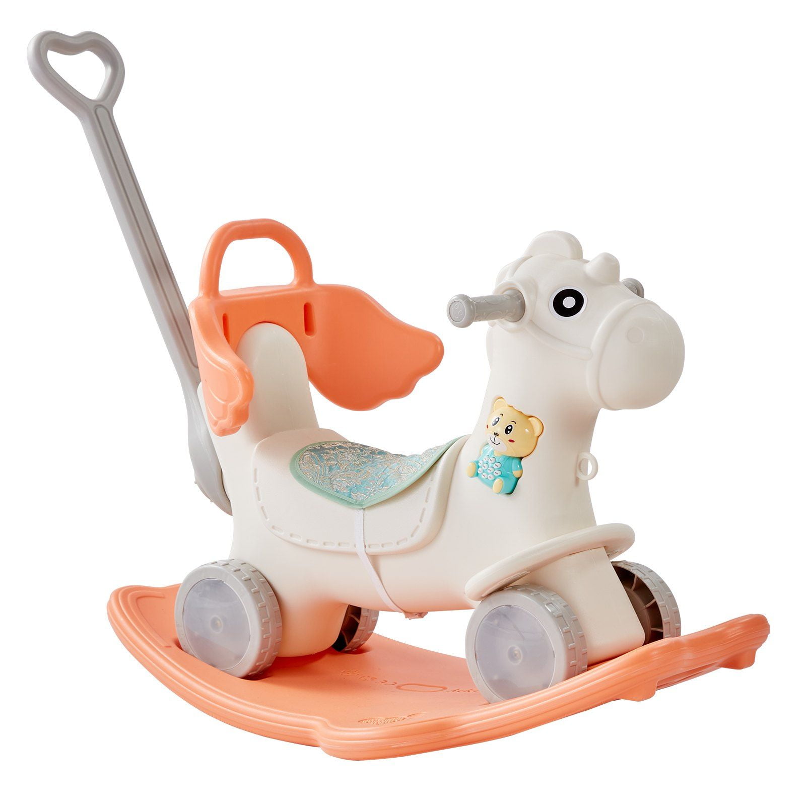 4 in 1 Rocking Horse for Toddlers 1-3 Years, Baby Rocking Horse with ...