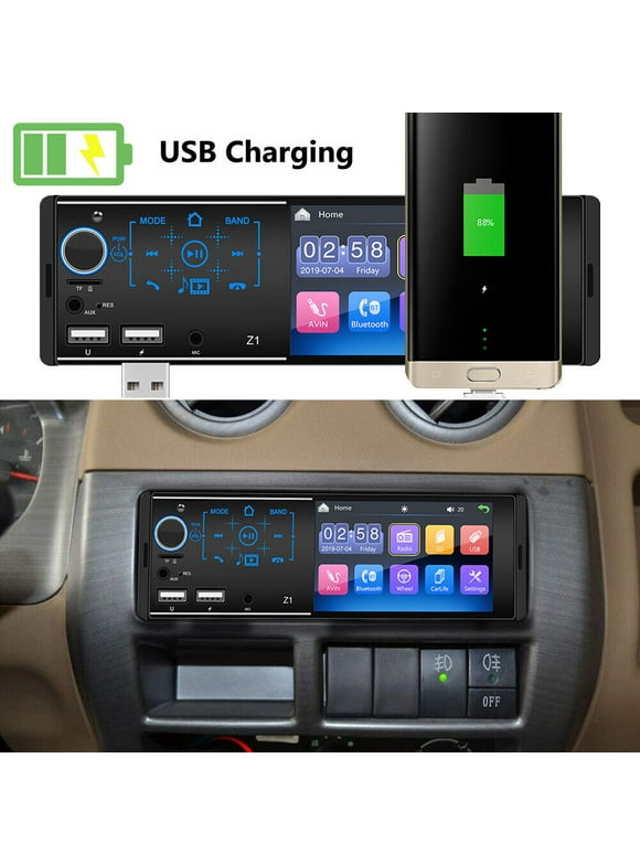 Single Din Touch Screen Car Stereos in Single Din Car Stereos - Walmart.com