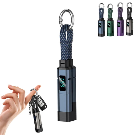 4 in 1 Smart Display Keychain Cable, Multifunctional Charging Cable ...