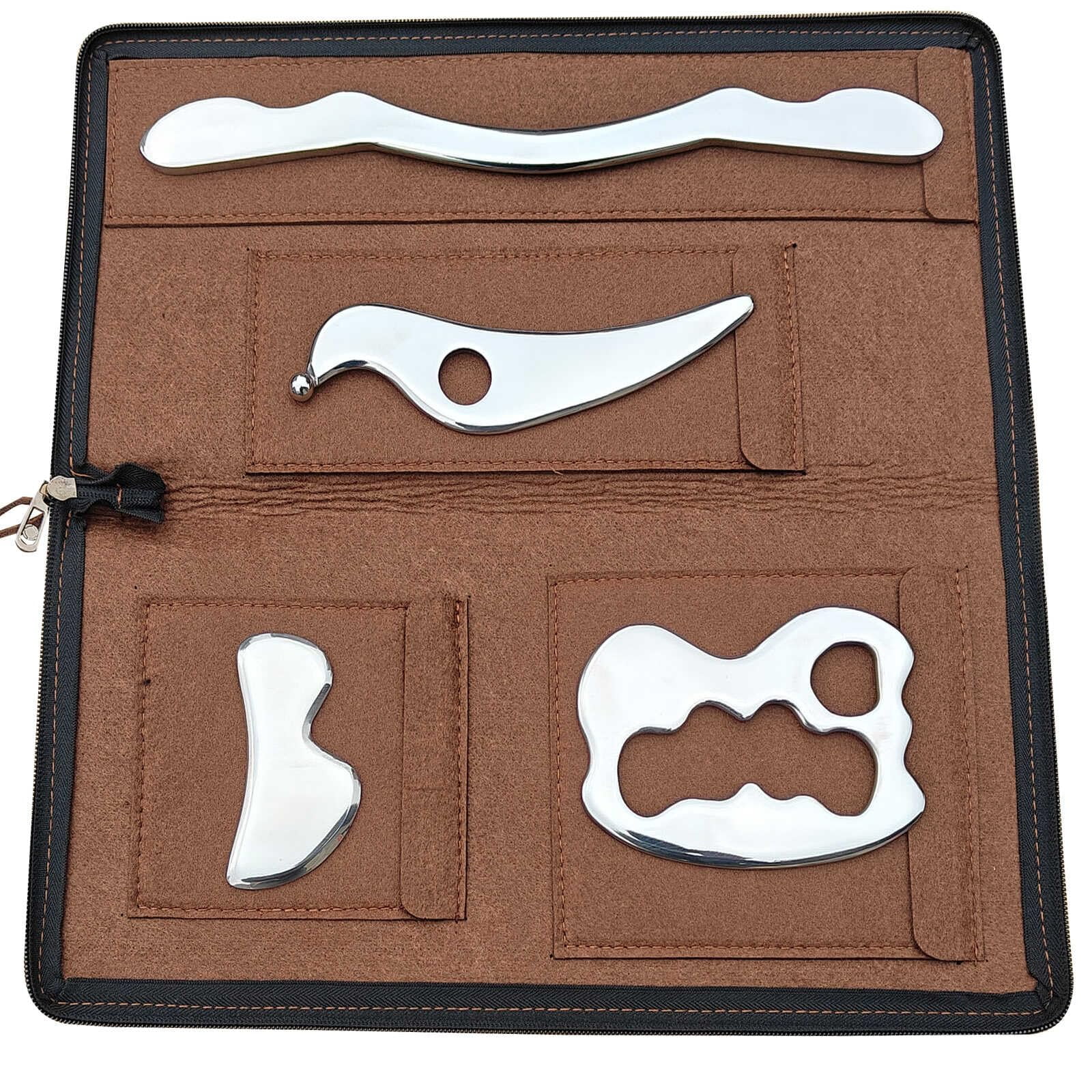 4 in 1 Stainless SBF3 Steel Gua Sha Muscle Scraper Massage Tool IASTM ...