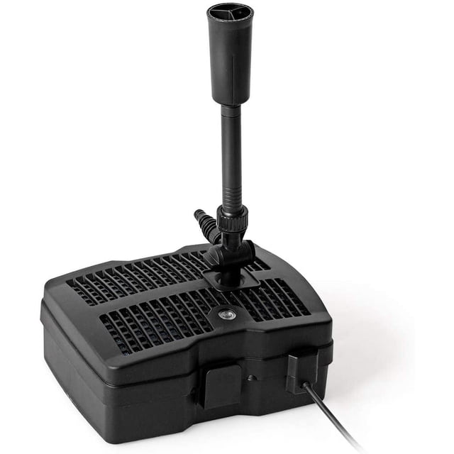 4 in 1 Submersible Pond Filter Pump, 660 GPH Fountain Pump w/ 9-Watt ...