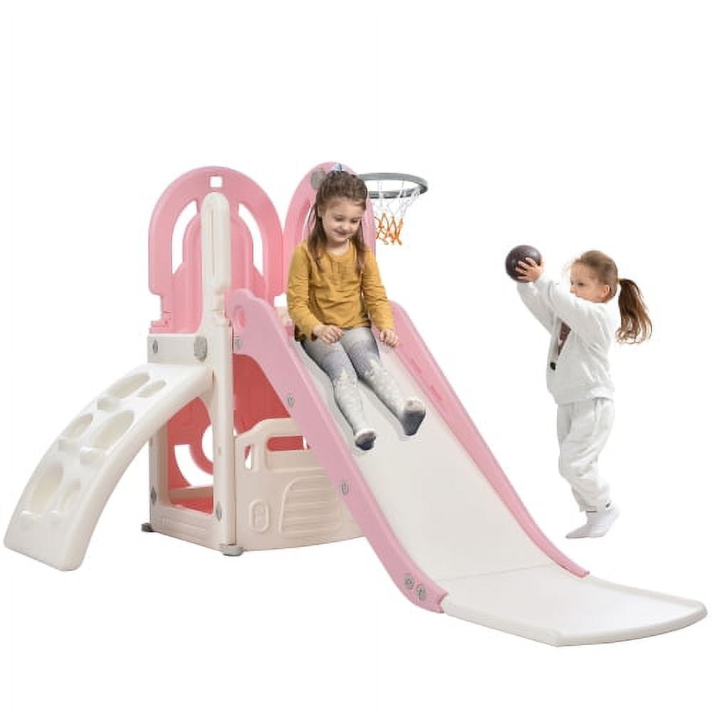 4 in 1 Toddler Slide, ZPL Toddler Climber and Slide Playset ...