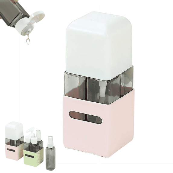 4 in 1 Travel Bottles Refillable Bottles for Toiletries, Portable ...