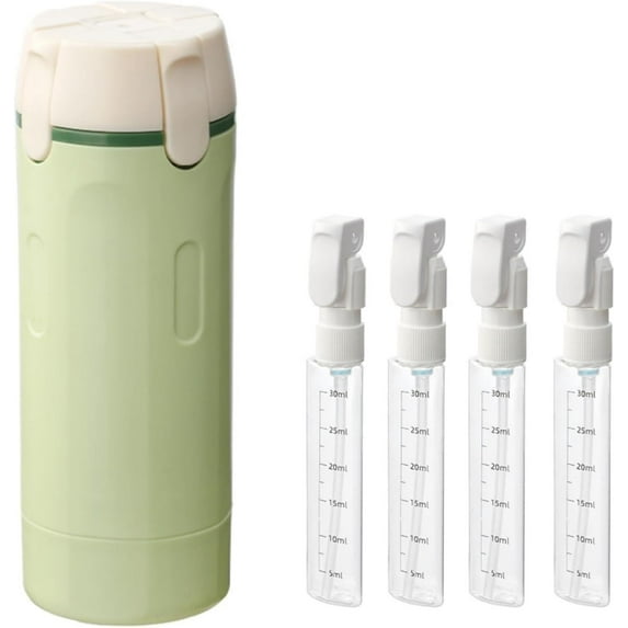 4 in 1 Travel Bottles for Toiletries - Refillable, Leak Proof, Portable ...
