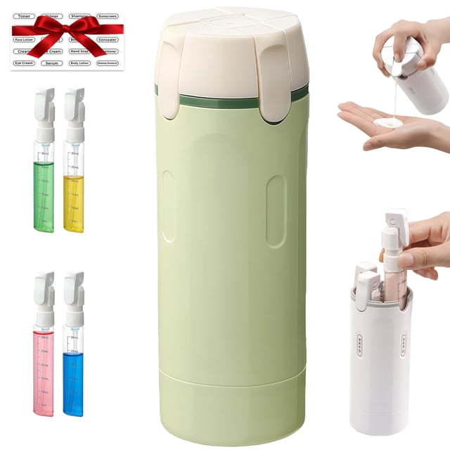 4 in 1 Travel Dispenser Bottle 2026 New – 30ML 4 Pack Refillable Leak ...
