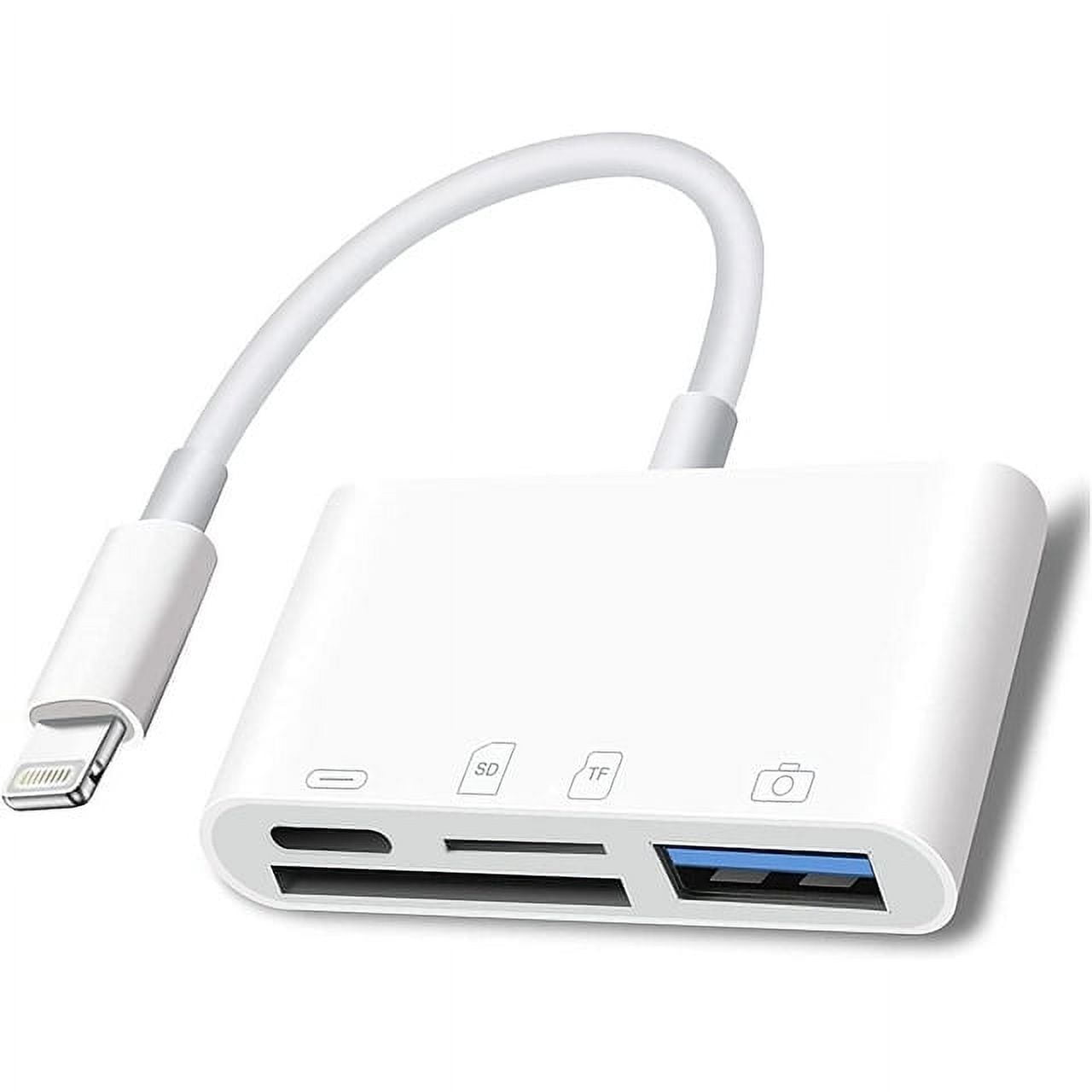 iPhone Memory Card Reader, for Micro SD/SD/TF Cards - Walmart.com