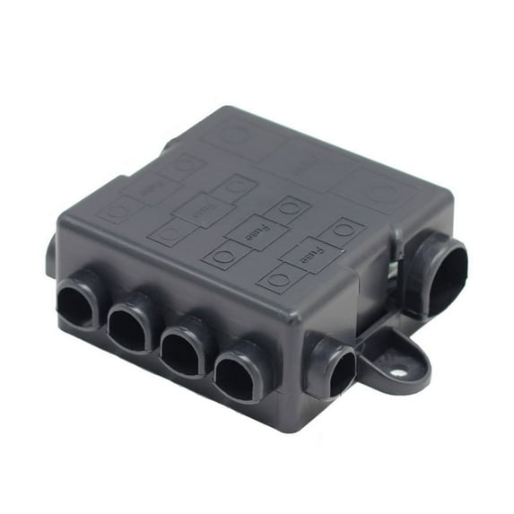4+1 Way Safety Bolt Type Fuses Box Power Distribution Block 5 Way Fuses ...