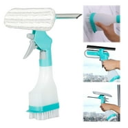 1 Pack 2-in-1 Window & Glass Cleaning Set - Squeegee and Mesh Brush ...
