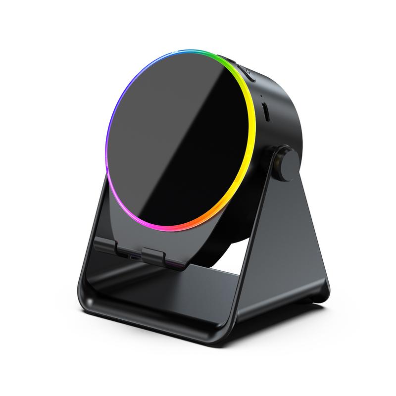 4 in 1 Wireless Induction Audio Bluetooth Speaker, 360° Rotating Stand ...