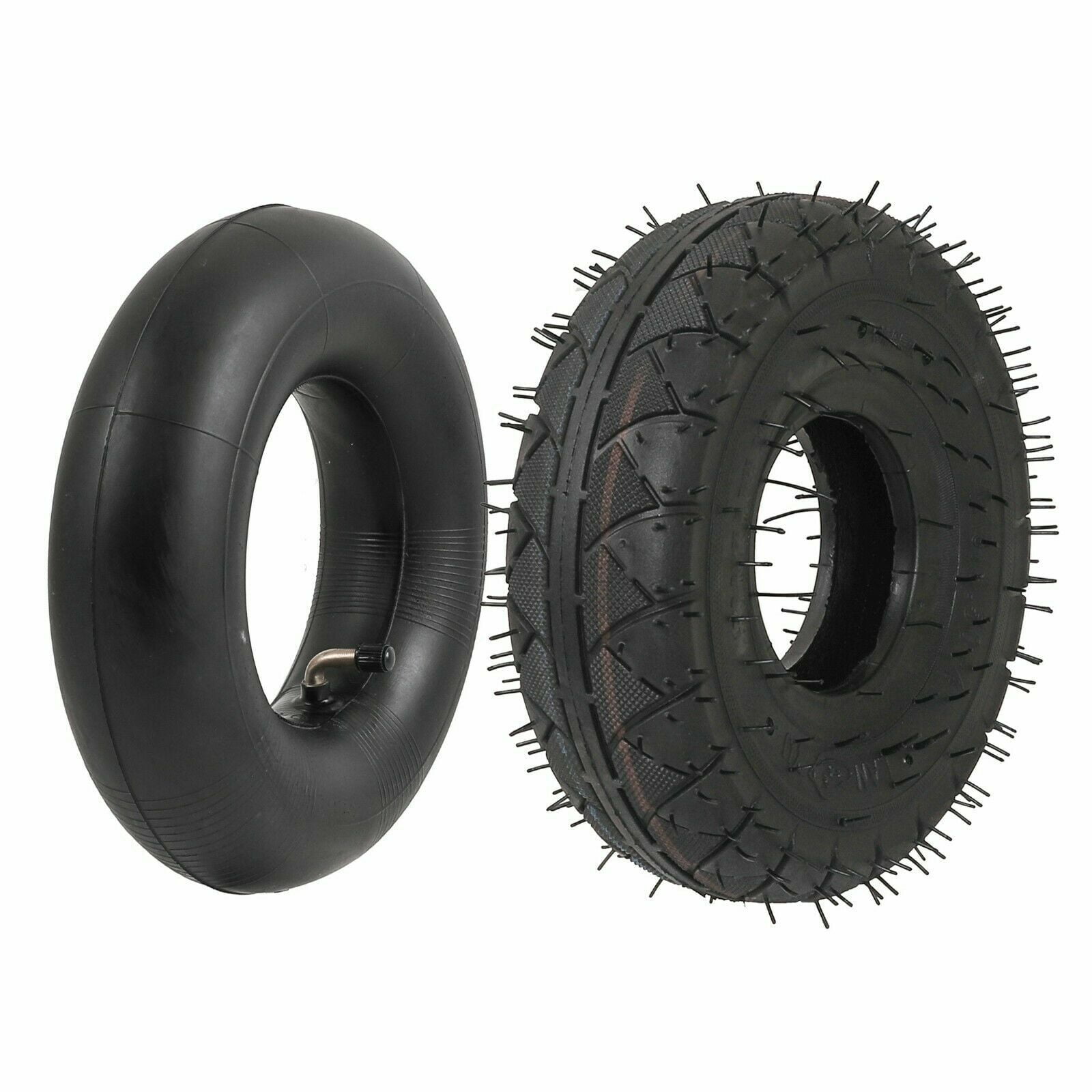 4.10/3.50-4 Tire Inner Tube with TR87 Bent Stem Tube For ATV Scooter Go ...