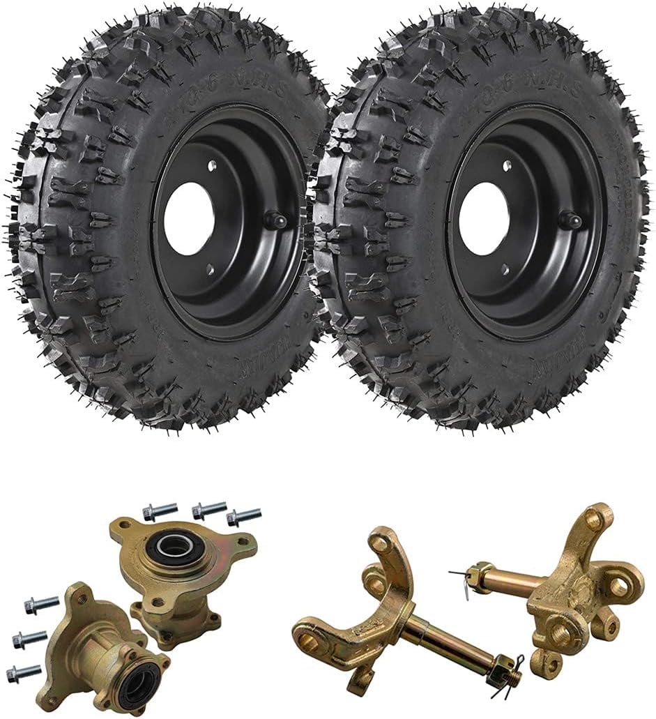 4.10-6 Front Tubeless Tire with Rim and Disc Brake Wheel Rim Hub ...