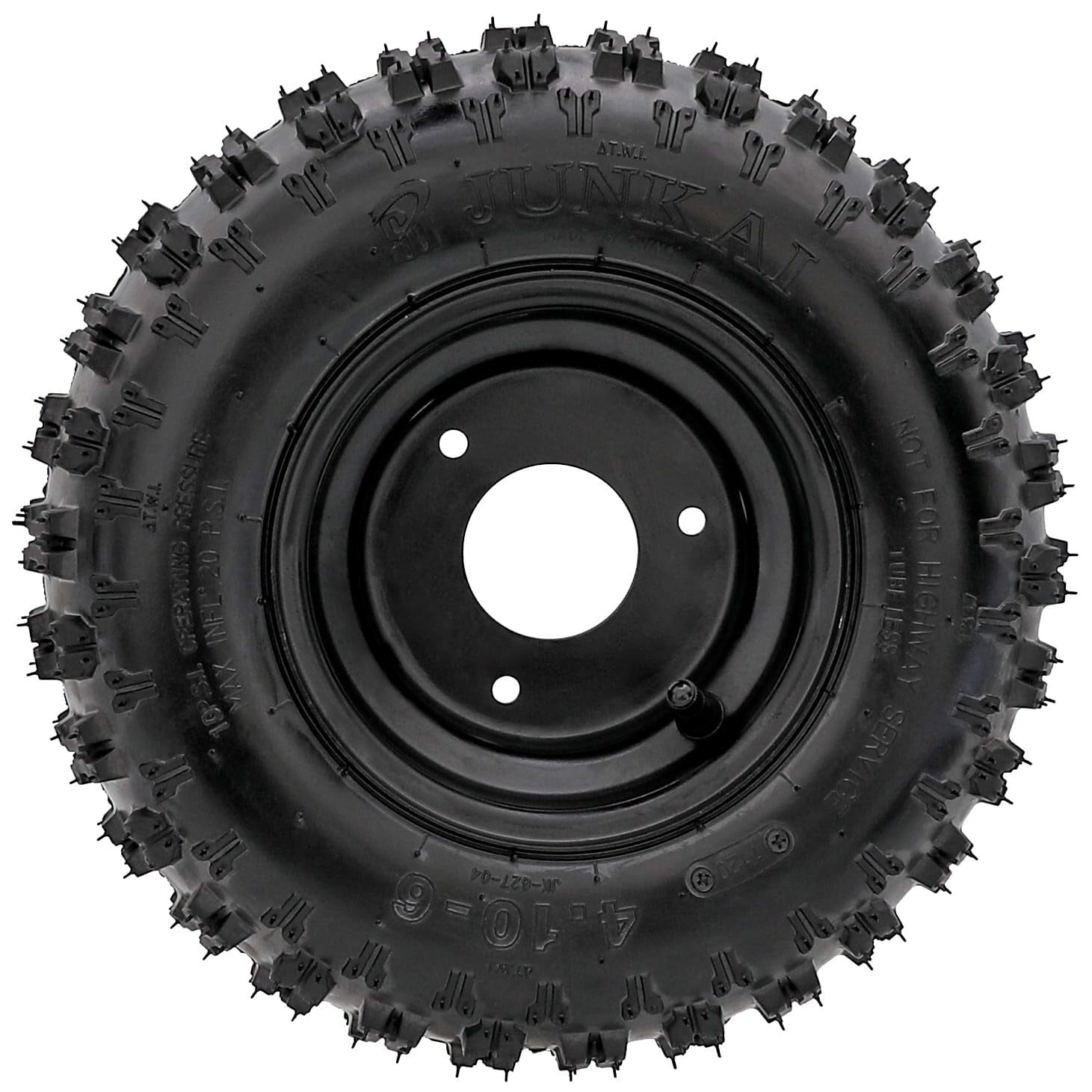 4.10-6 Tires and Wheels Rims 6" Go Kart Wheel 4.10x6 410-6 Tubeless ...