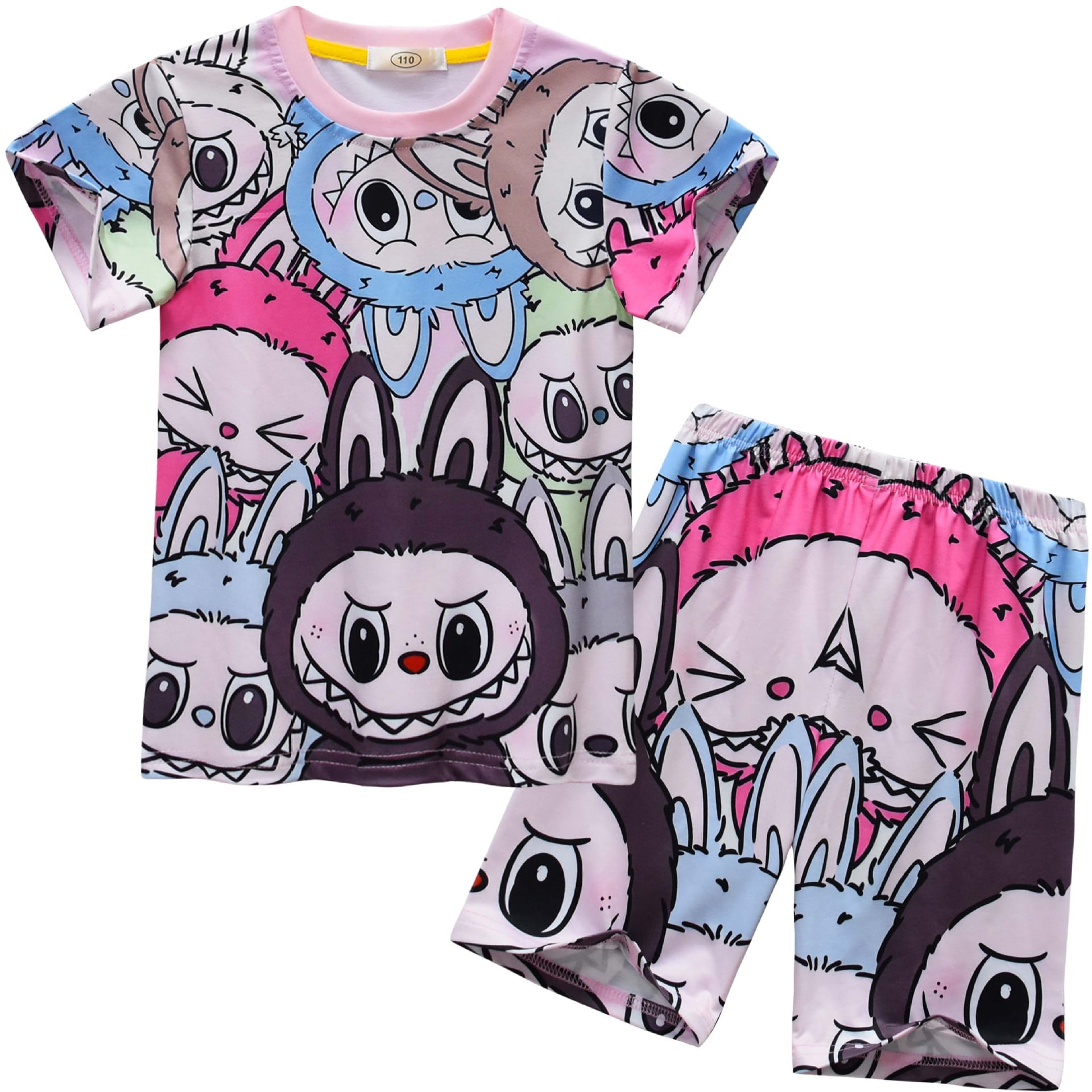 4-10 year old Bulala Forest Elf Girl Short Sleeve Set, Short sleeved T ...