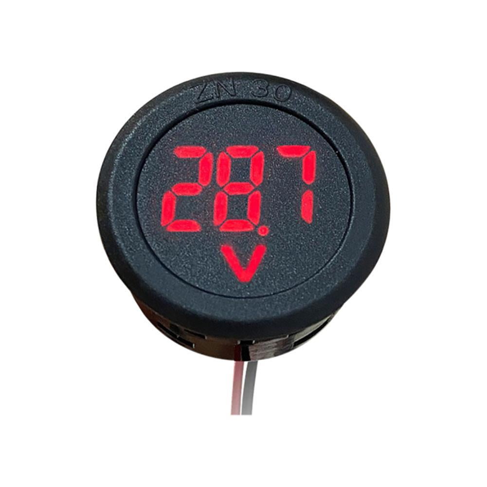 4-100V LED Digital Voltmeter Voltage Meter Battery Gauge Car Marine Motorcycle U1Q9 - Walmart.com