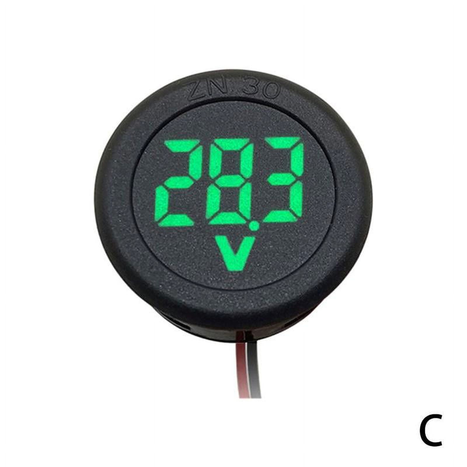 4-100V Voltmeter Ammeter LED Dual Digital Volt Amp Gauge Meter K9C2 ...