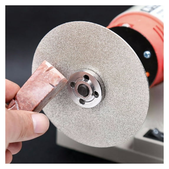 4" 100mm 80-2000# Diamond Coated Flat Lap Wheel Lapidary Polishing ...