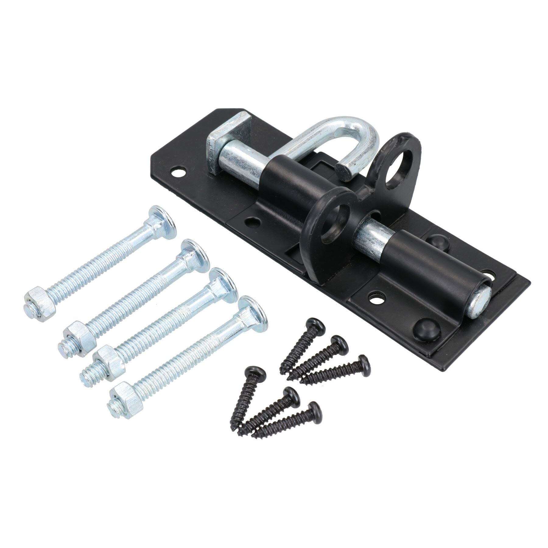 4" / 100mm Brenton Bolt Latch Sliding Lock Gate Shed Door Padbolt ...