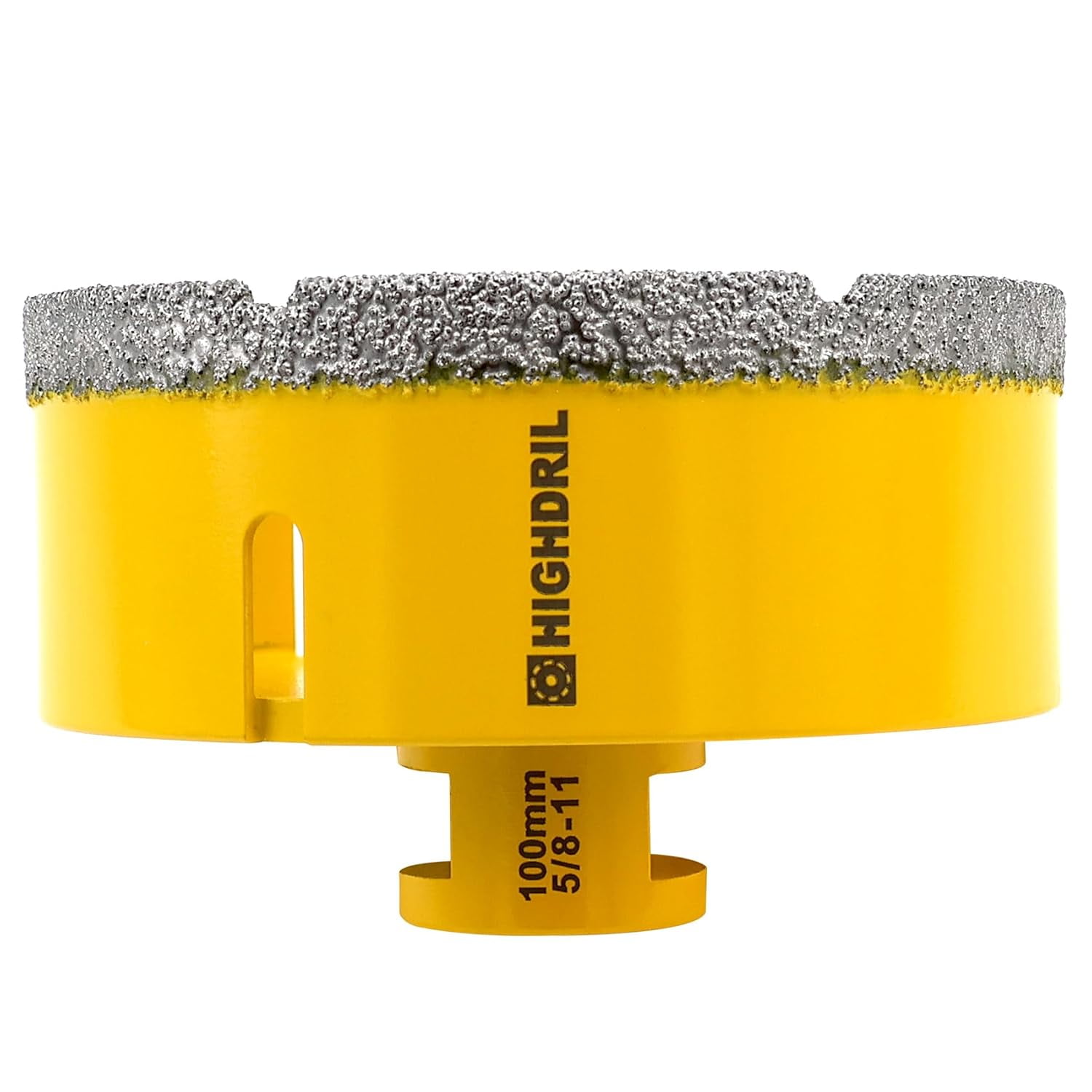 4"(100mm) Diamond Core Drill Bit with 5/8-11 Thread for Dry Drilling on ...