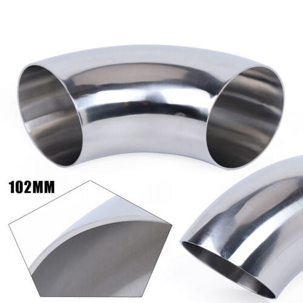 4" 102 mm Stainless Steel Sanitary Weld Elbow Pipe Precision Casting ...