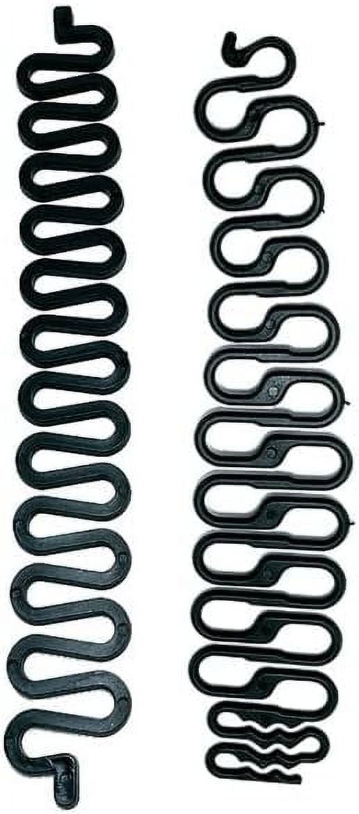 4-10Pcs/Set Ponytail Creator Plastic Loop Styling Tools Black Pony ...