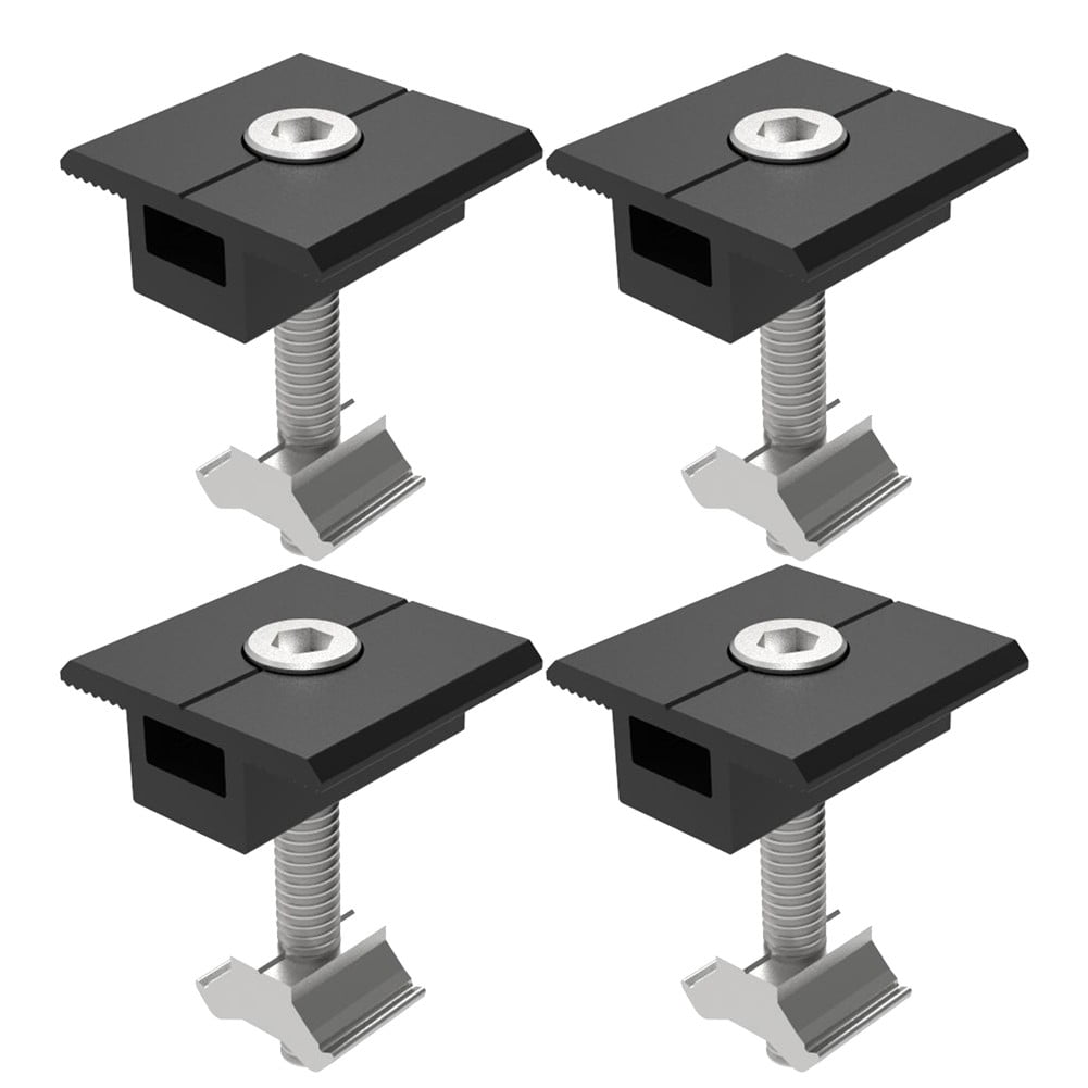 4/10Pcs Solar Module Holder End Clamp Medium Clamp Photovoltaic Solar ...