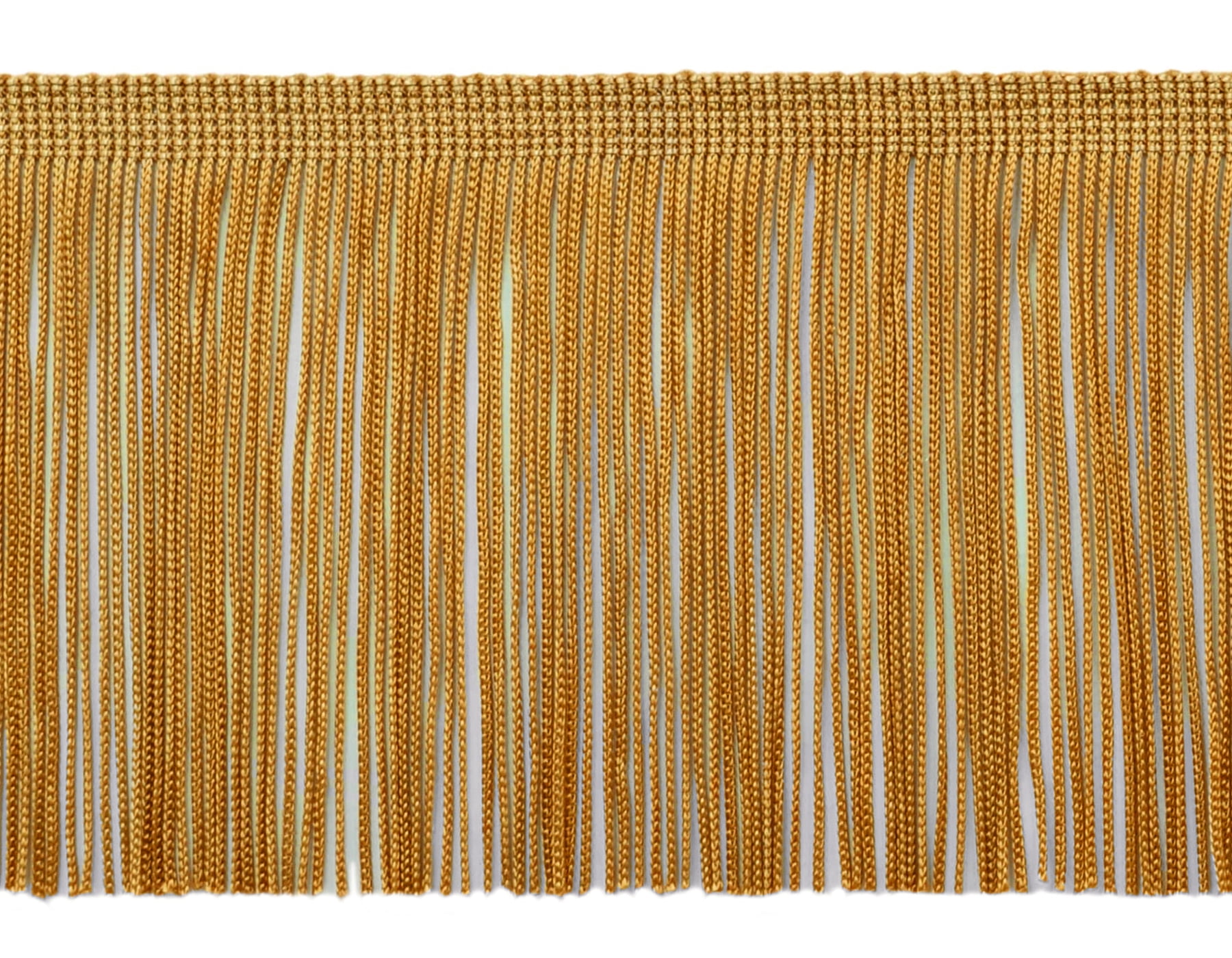 4" (10cm) Chainette Fringe Trim # CF04,, Antique Gold #C4 (Dark Yellow ...