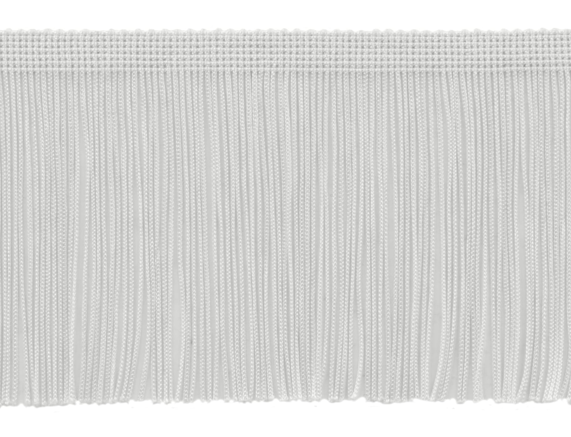 4" (10cm) Chainette Fringe Trim # CF04,, Pure White #A1 (Bright White ...