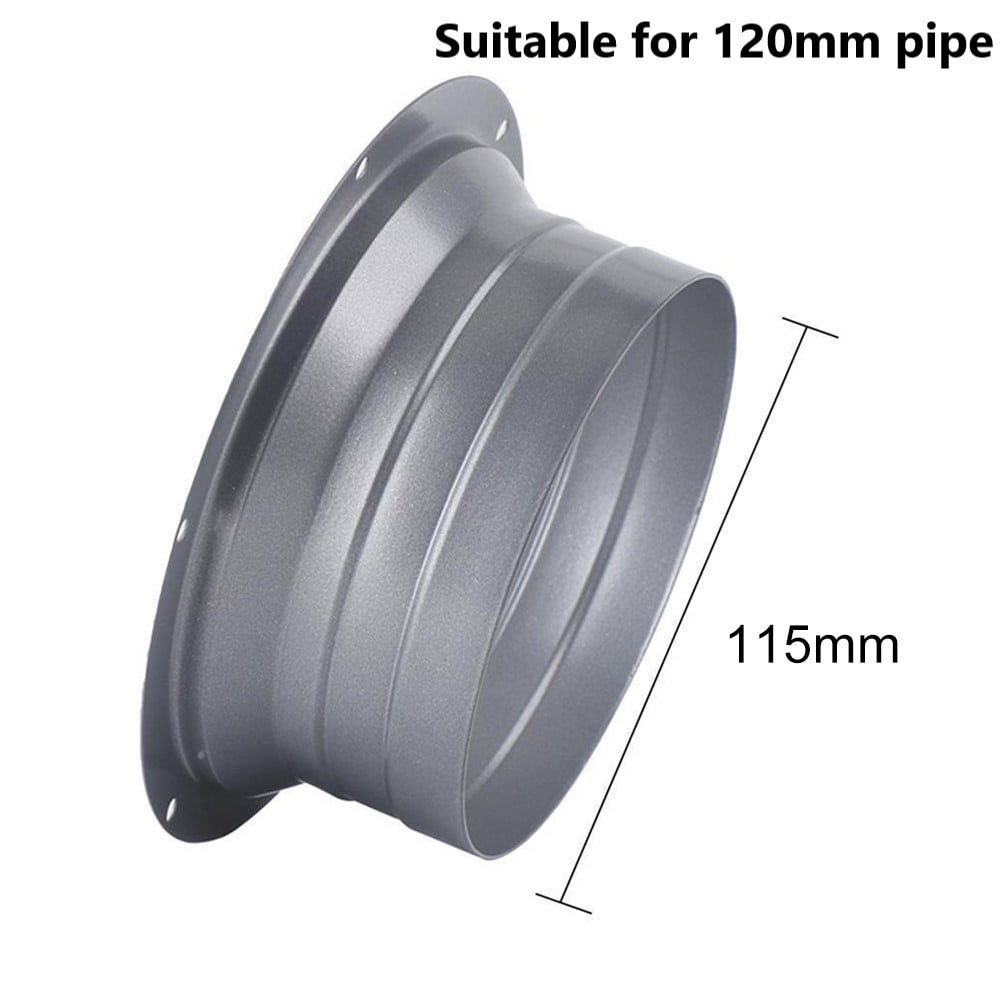 4-10inch Round Pipe Flange Aluminum Tube Air Ventilation Hose Connector ...