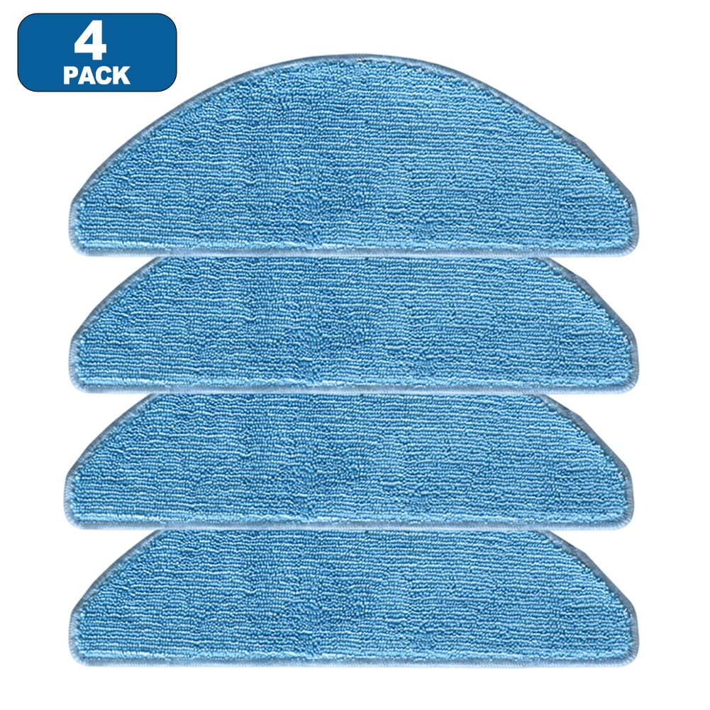 4/10pc Microfiber Mop Cloth Kits Compatible For OKAMI R117 Robot Vacuum ...