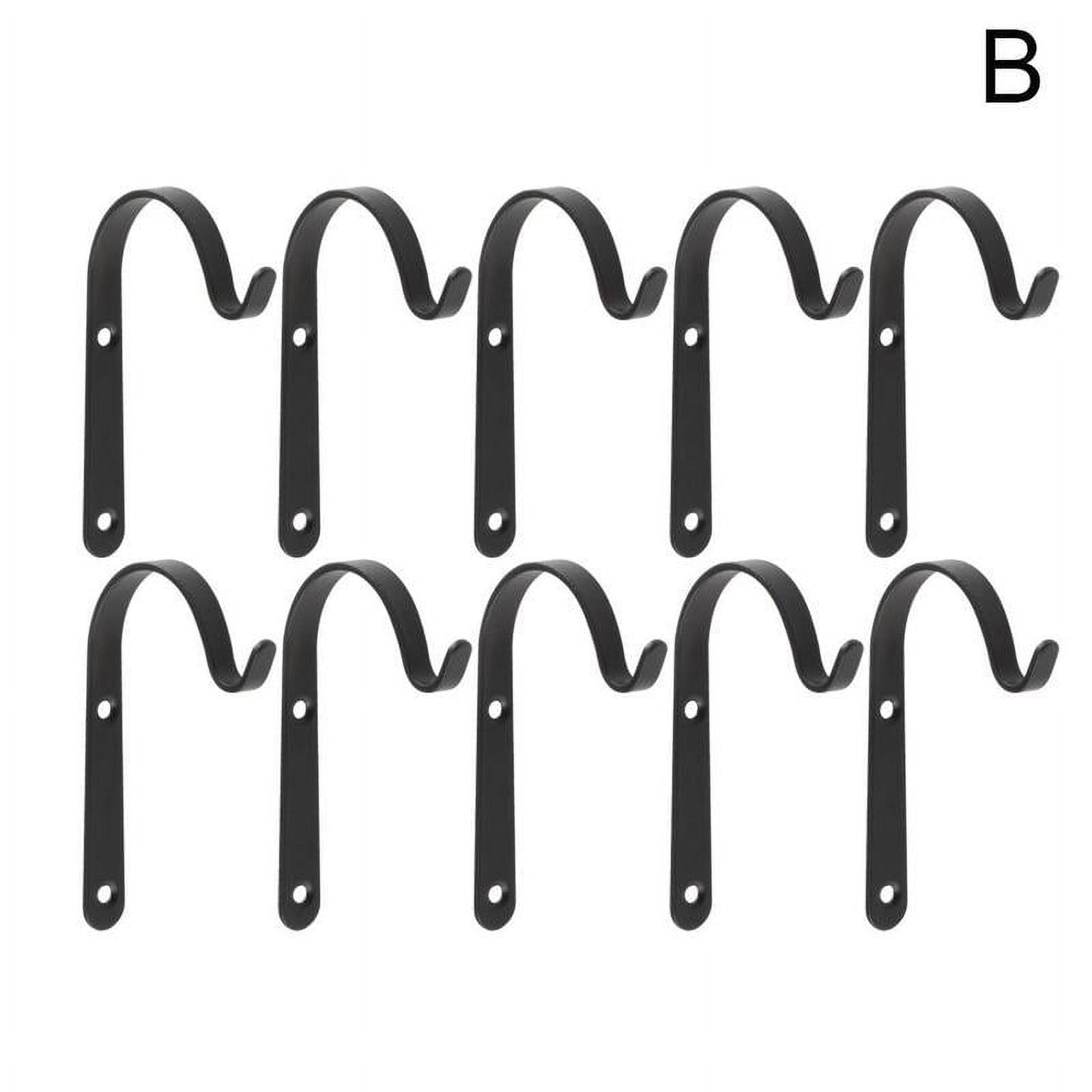 4/10pc Outdoor Garden Hanging Plant Hanger Hook Basket Brackets Flower ...