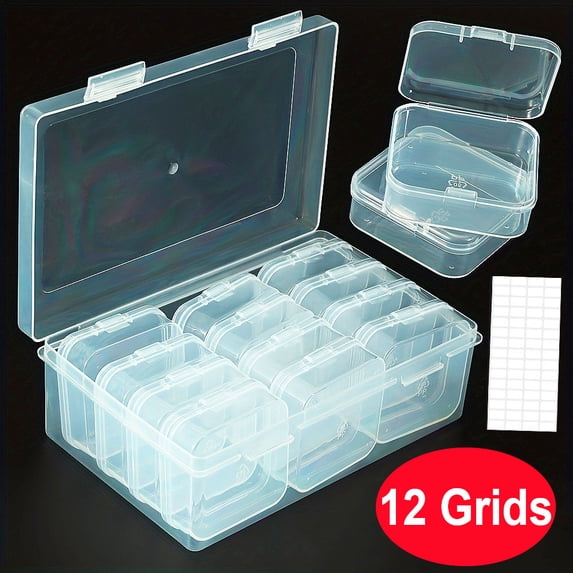 4/12/14/15/30/45 Grids DIY Diamond Painting Multifunctional Storage Box ...